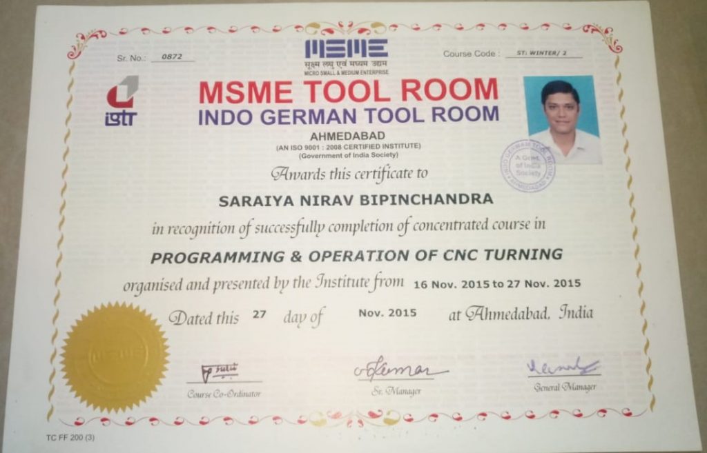 Certificates – 3D Education